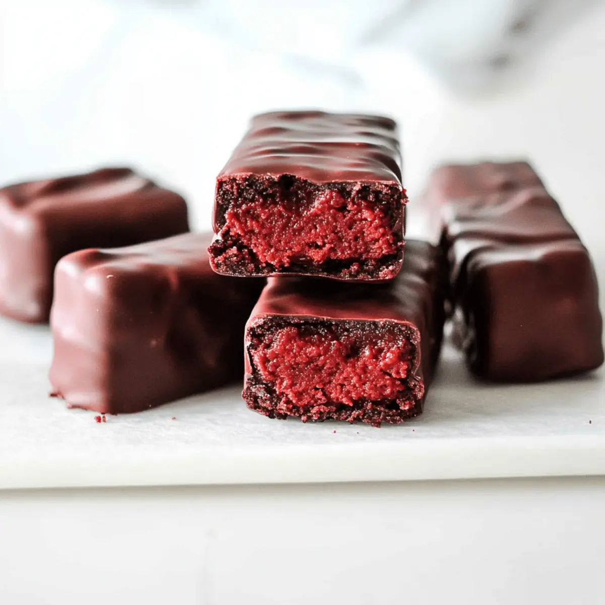 Delicious Red Velvet Cake Protein Bars - Easy No-Bake Treat