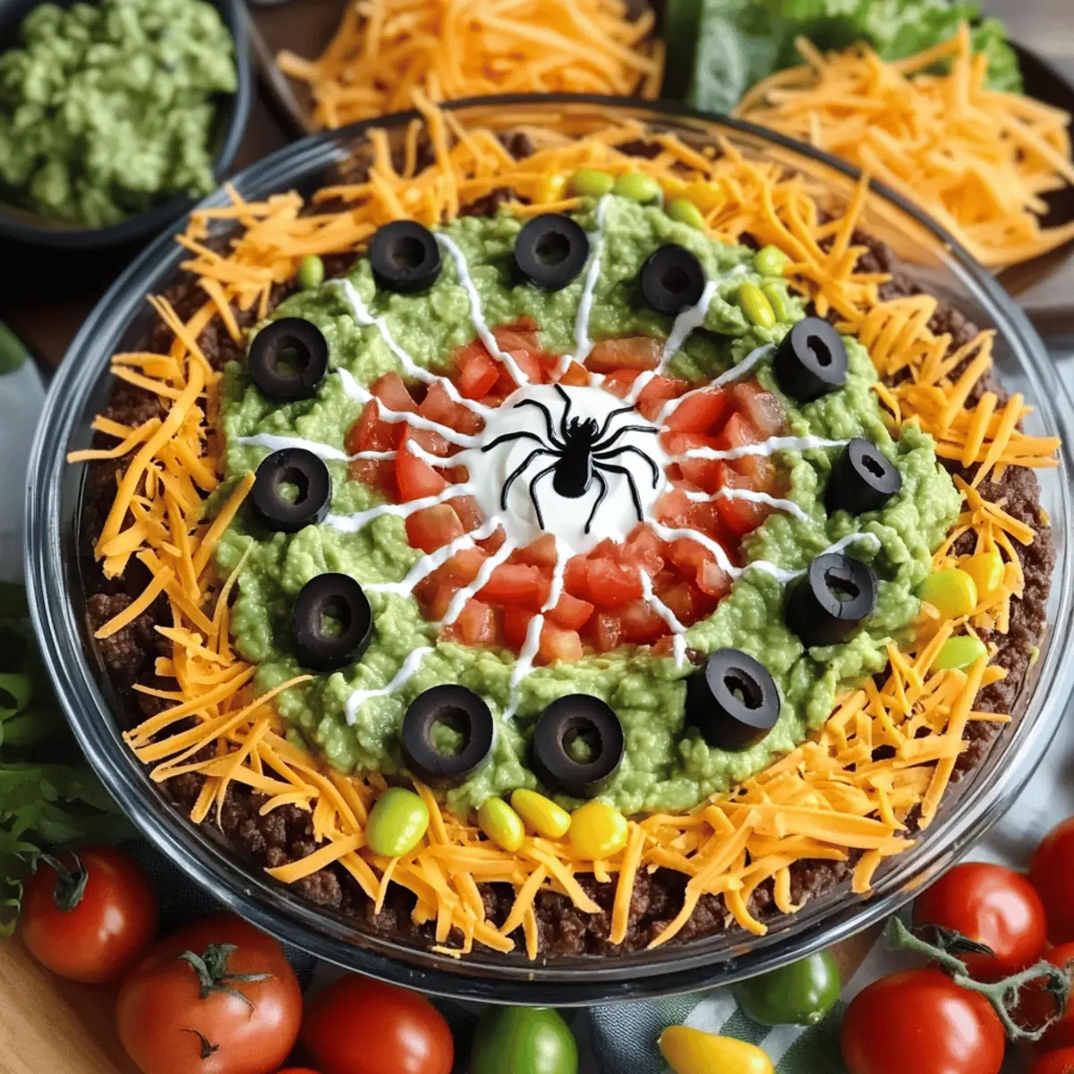 Spider Web Taco Dip: The Ultimate Halloween Party Appetizer