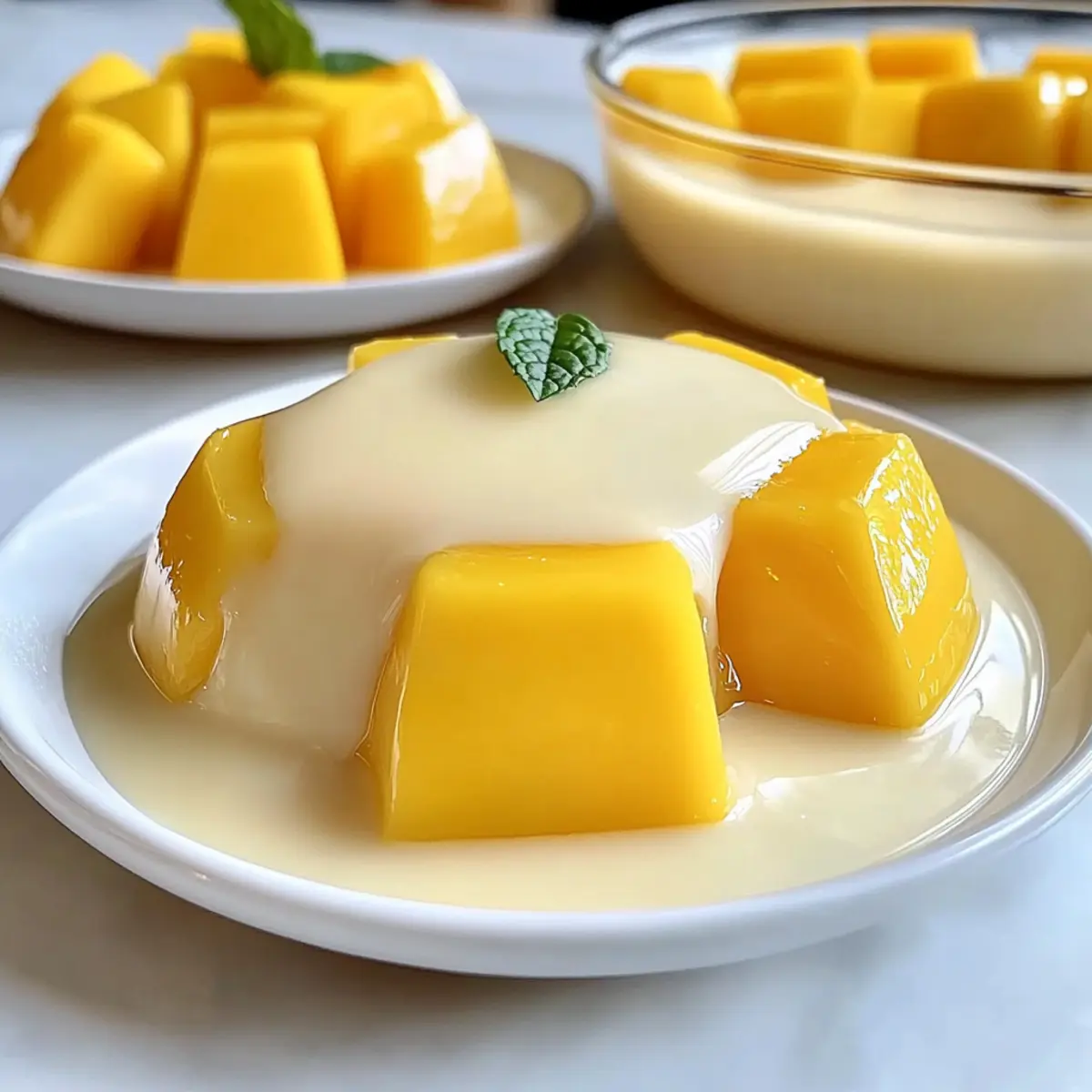 Irresistible Mango Pudding Recipe: A No-Bake Vegan Delight